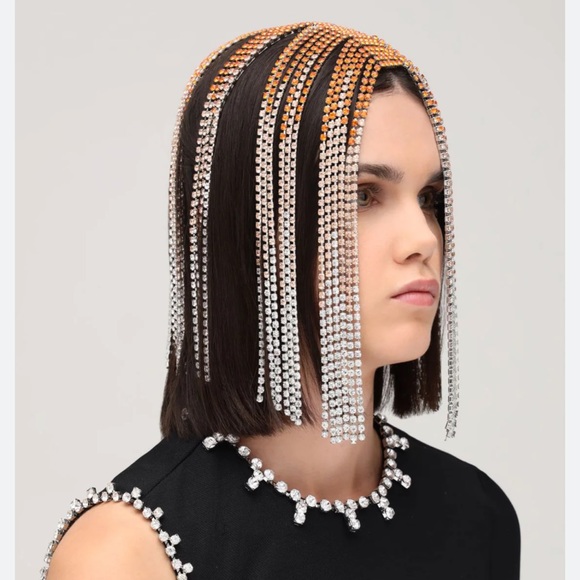 AREA | Accessories | Area Nyc Crystal Bob Piece | Poshmark